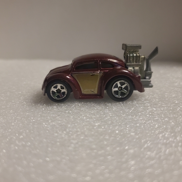 Toys | Hot Wheels Tooned Volkswagen Beetle Burgundy 210 New Models Vw ...